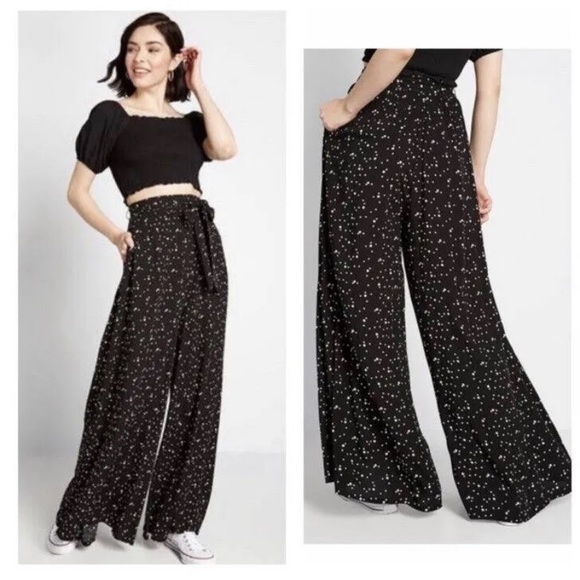Modcloth | Pants & Jumpsuits | Nwt Modcloth Wide Leg Pants | Poshmark